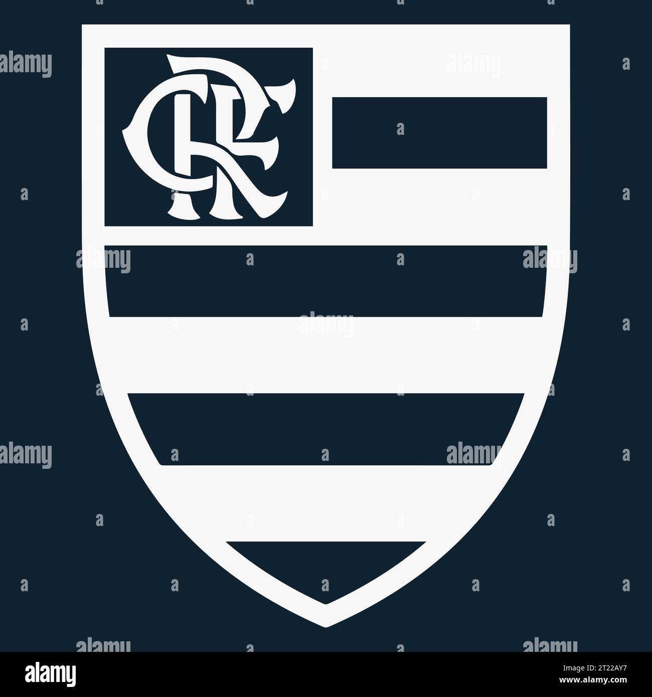 Brazilian team flamengo Banque d'images vectorielles - Alamy