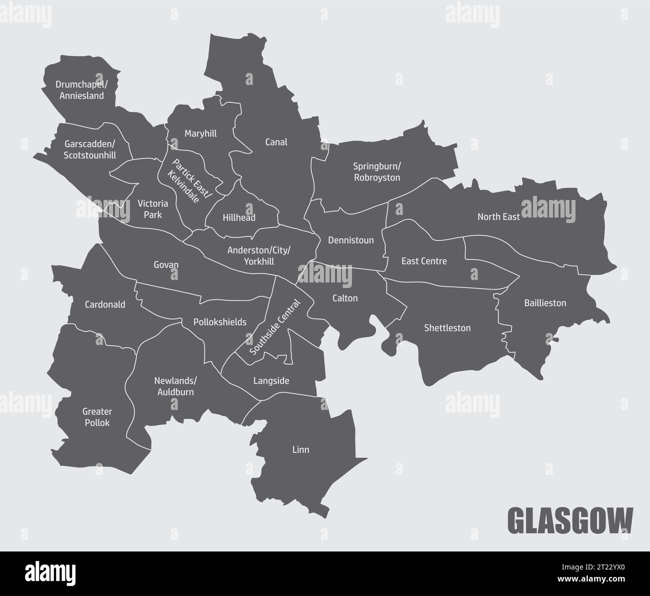 Carte epping Banque d'images vectorielles - Alamy