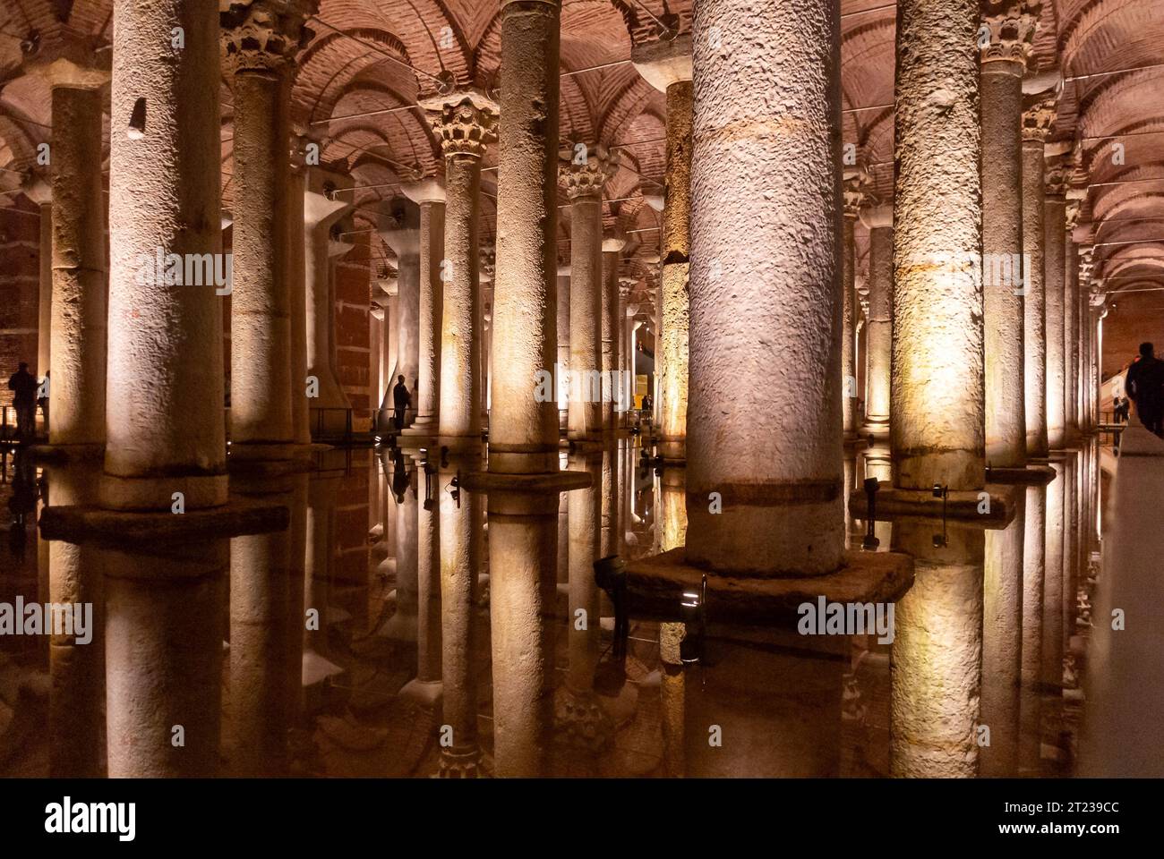 Istanbul, Turquie, la Citerne Basilique, ou Basilique Cisterna est la ...