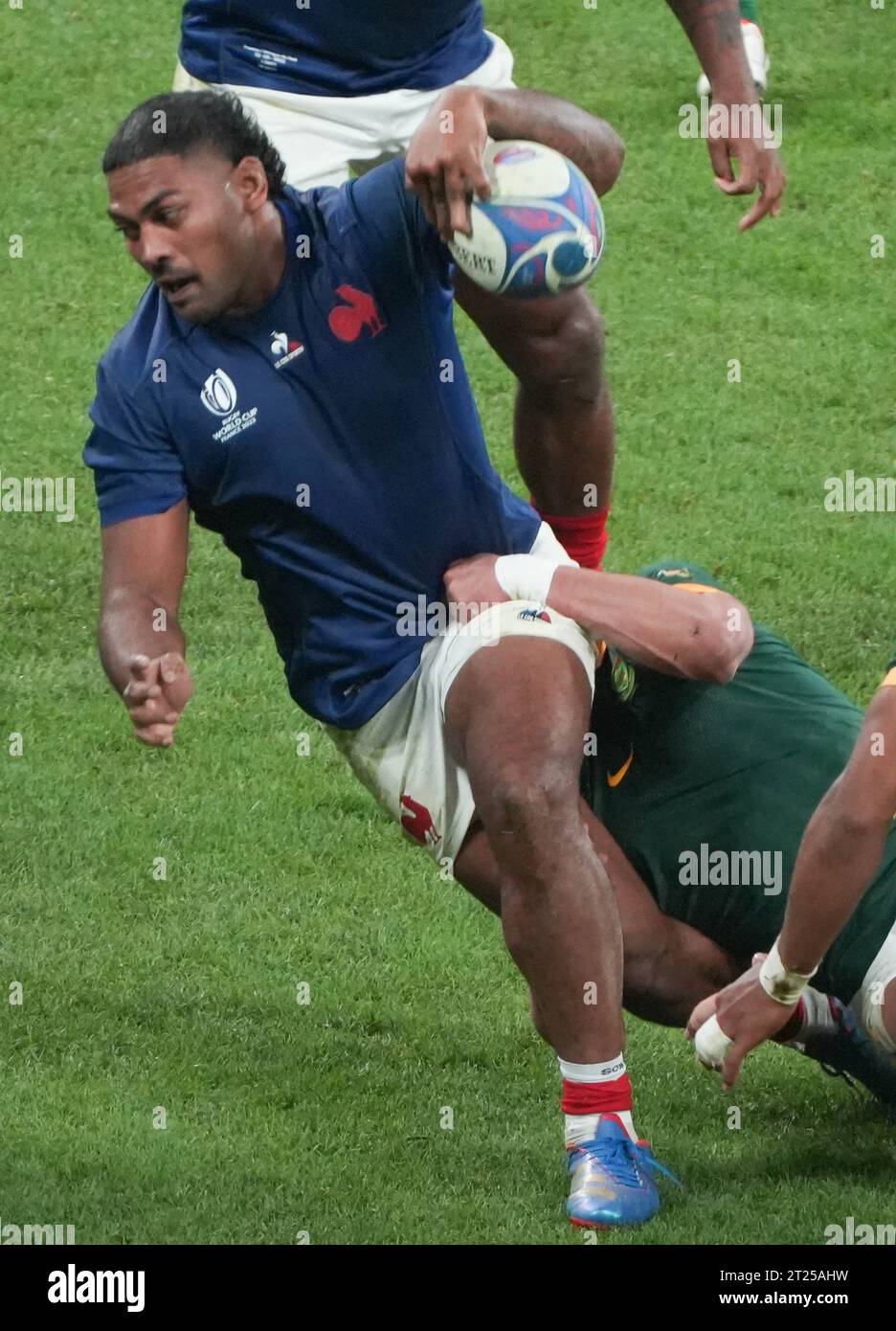 Peato Mauvaka de France lors de la coupe du monde 2023, match de rugby ...