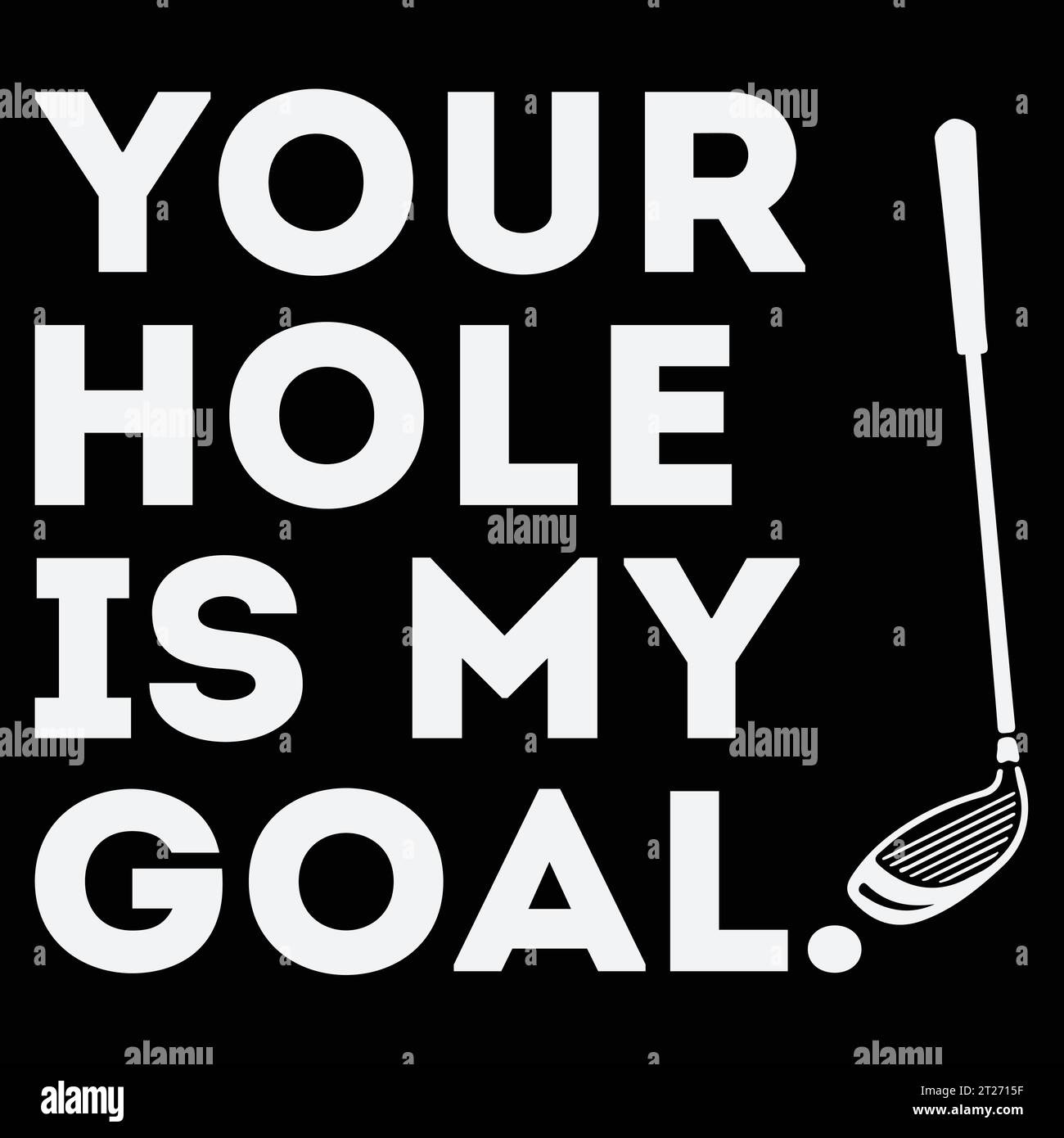 Funny golfer Banque d'images noir et blanc - Alamy