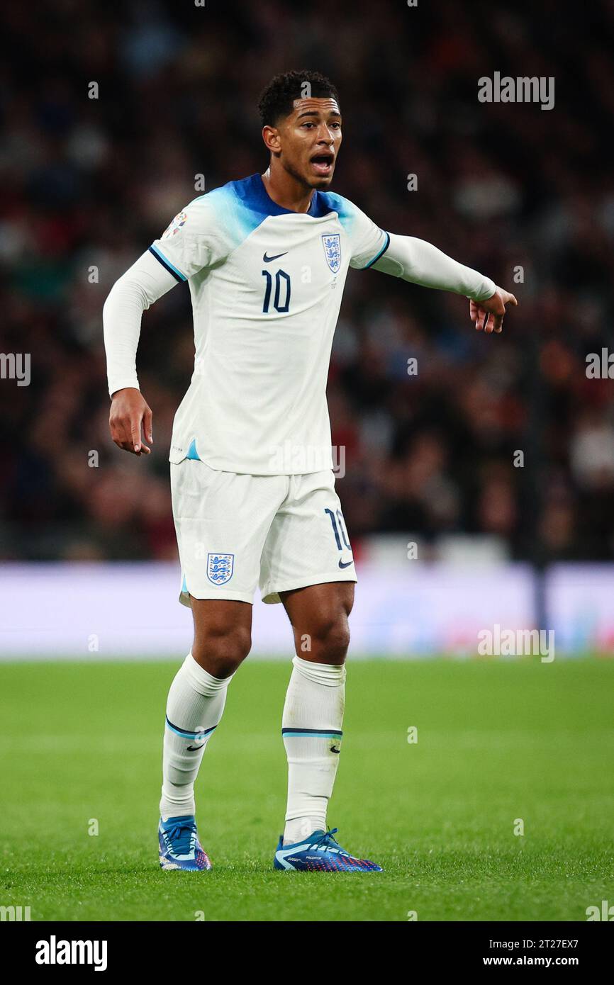 LONDRES, Royaume-Uni - 17 octobre 2023 : Jude Bellingham d'Angleterre ...