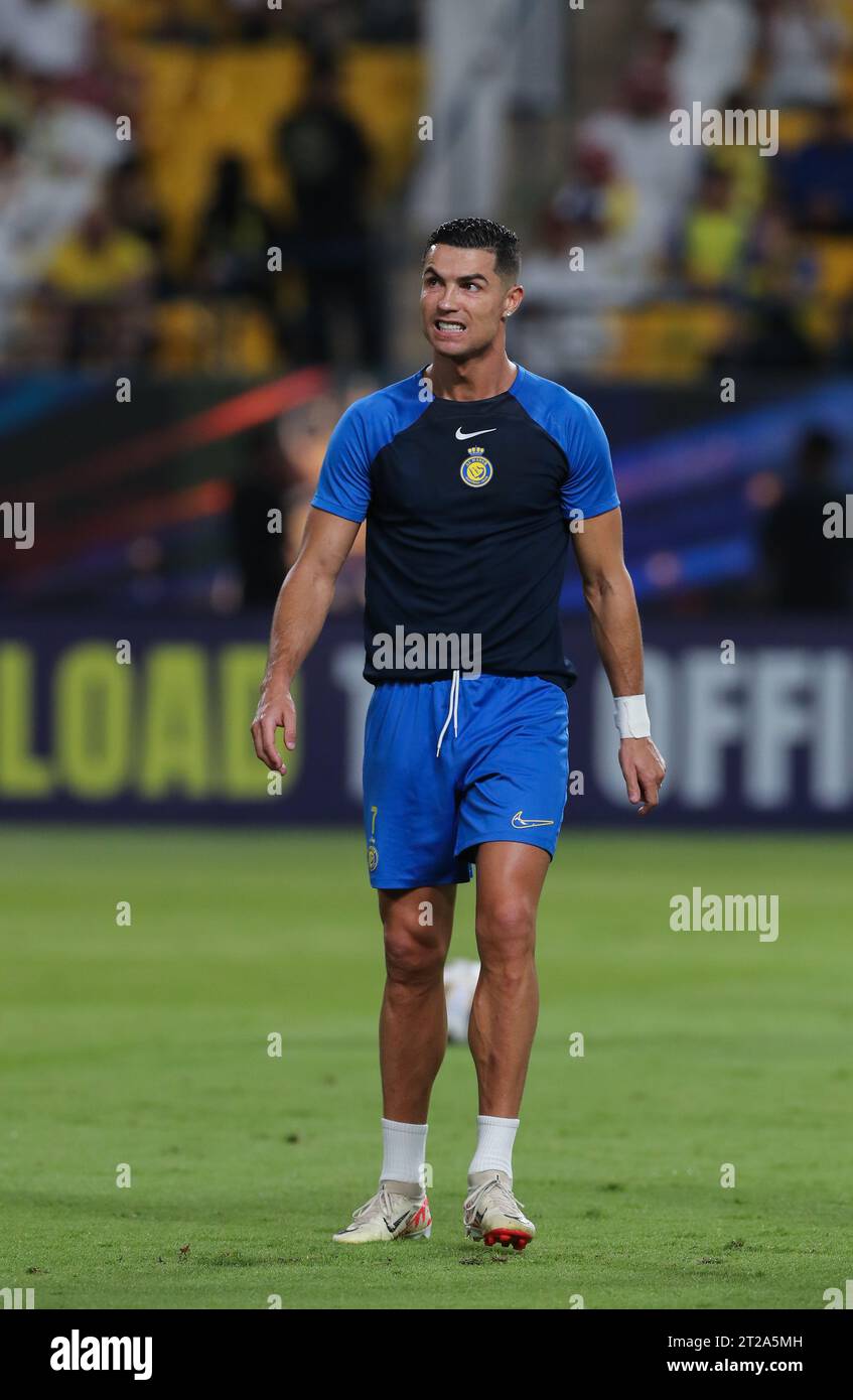 Cristiano Ronaldo d'Al Nassr FC en action avant le match Al Nassr FC (KSA) vs FC Istiklol (TJK ...