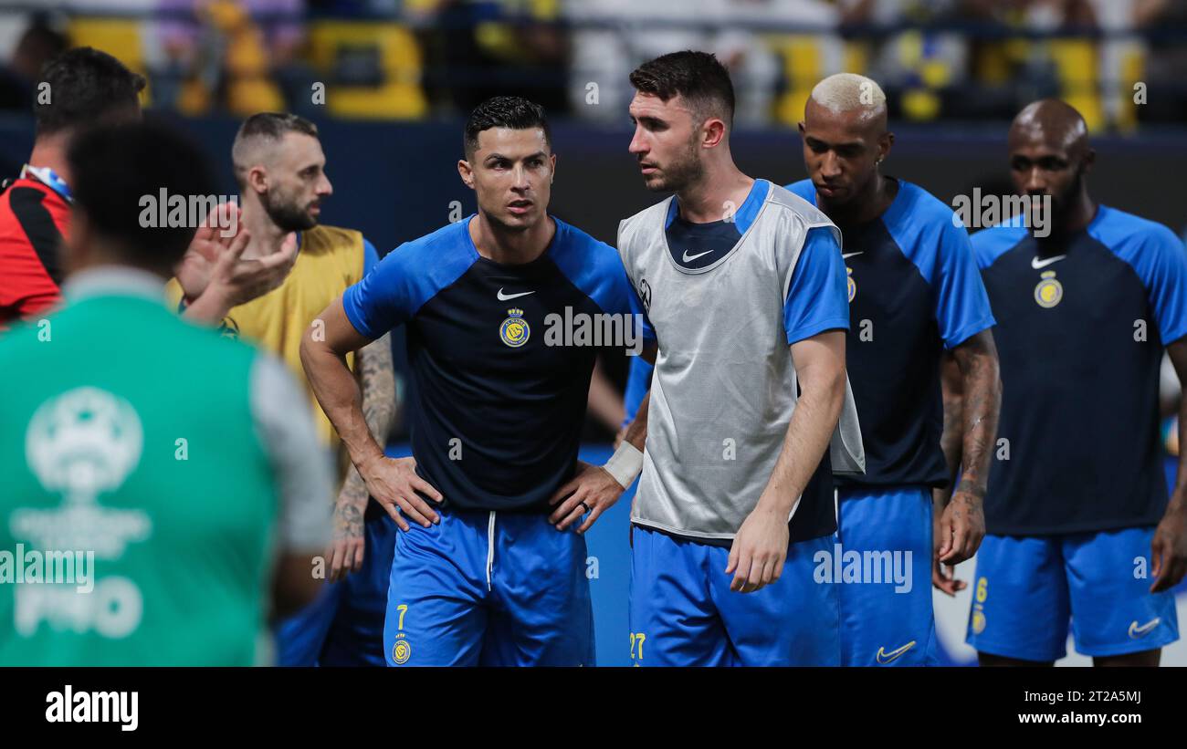 Cristiano Ronaldo d'Al Nassr FC en action avant le match Al Nassr FC (KSA) vs FC Istiklol (TJK ...
