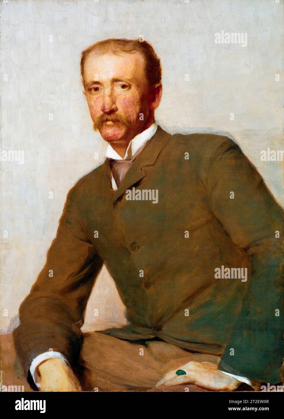 Portrait de Frank Hamilton Cushing (1857-1900), anthropologue et ...