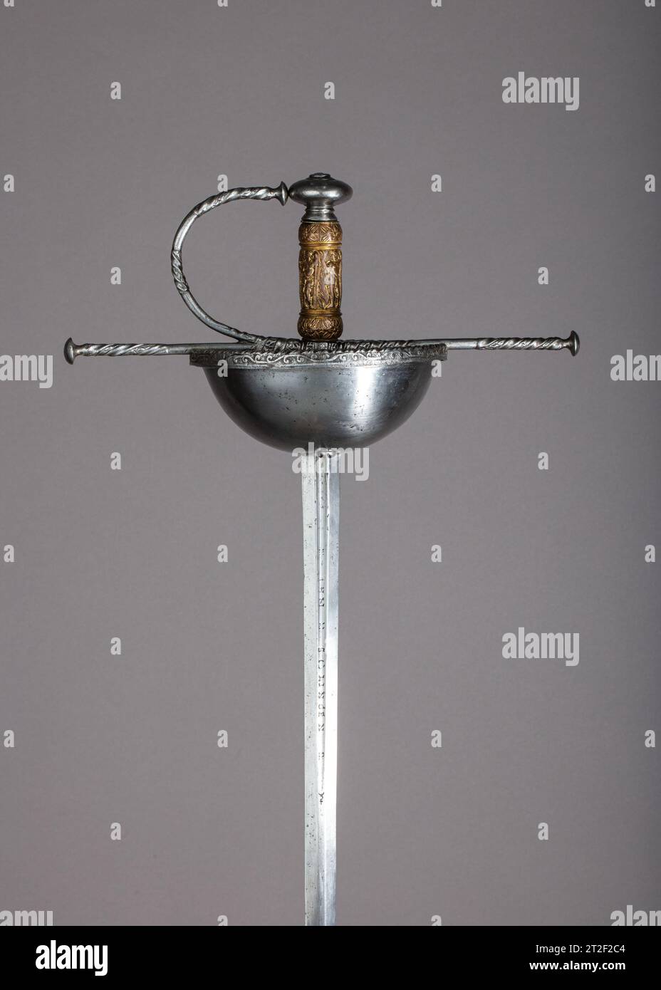 Cup-Hilted Rapier Espagnol milieu du 17e siècle la rapière a été le ...