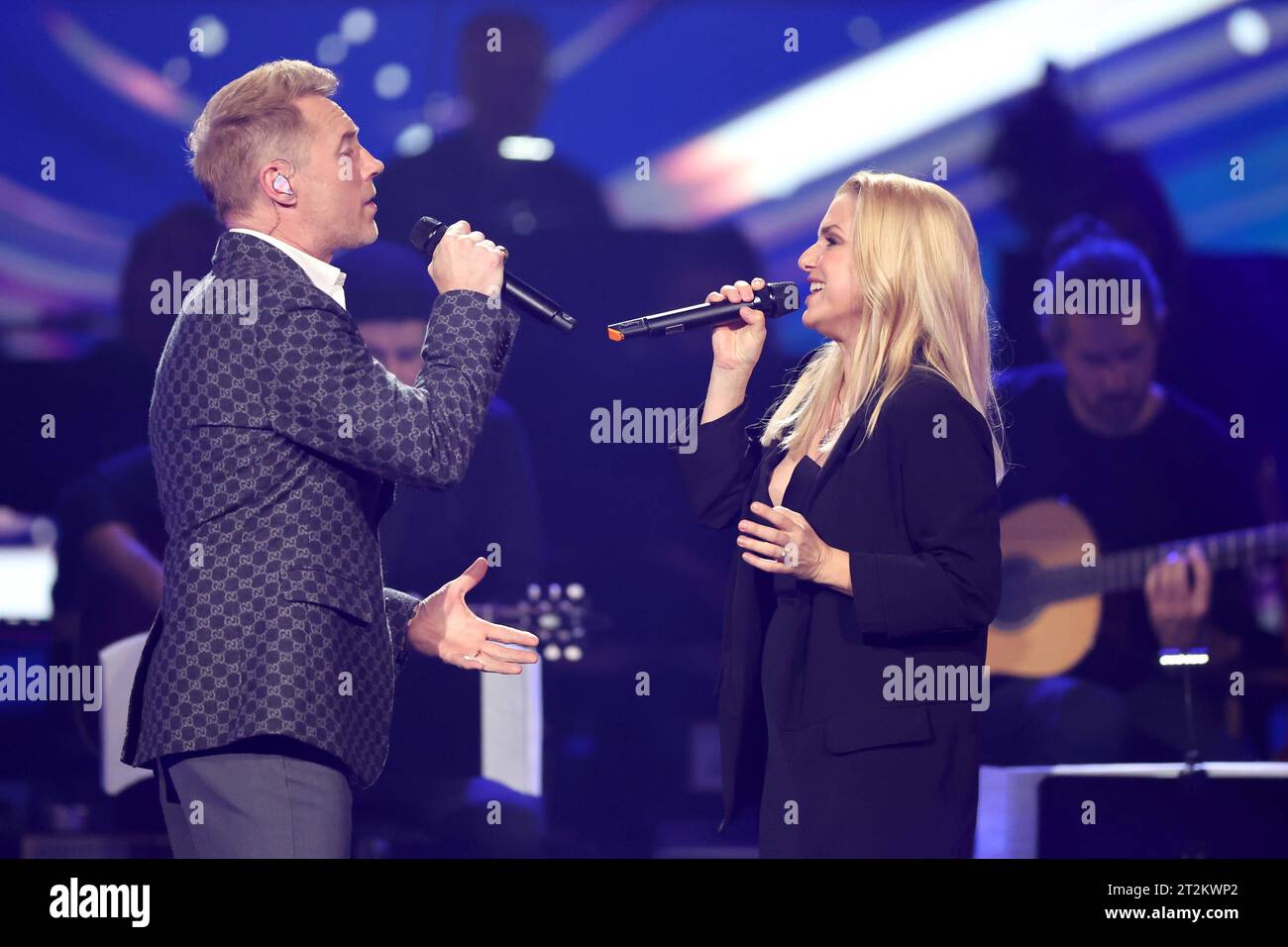 MDR - vos chansons . Sänger Ronan Keating und Sängerin Jeanette ...