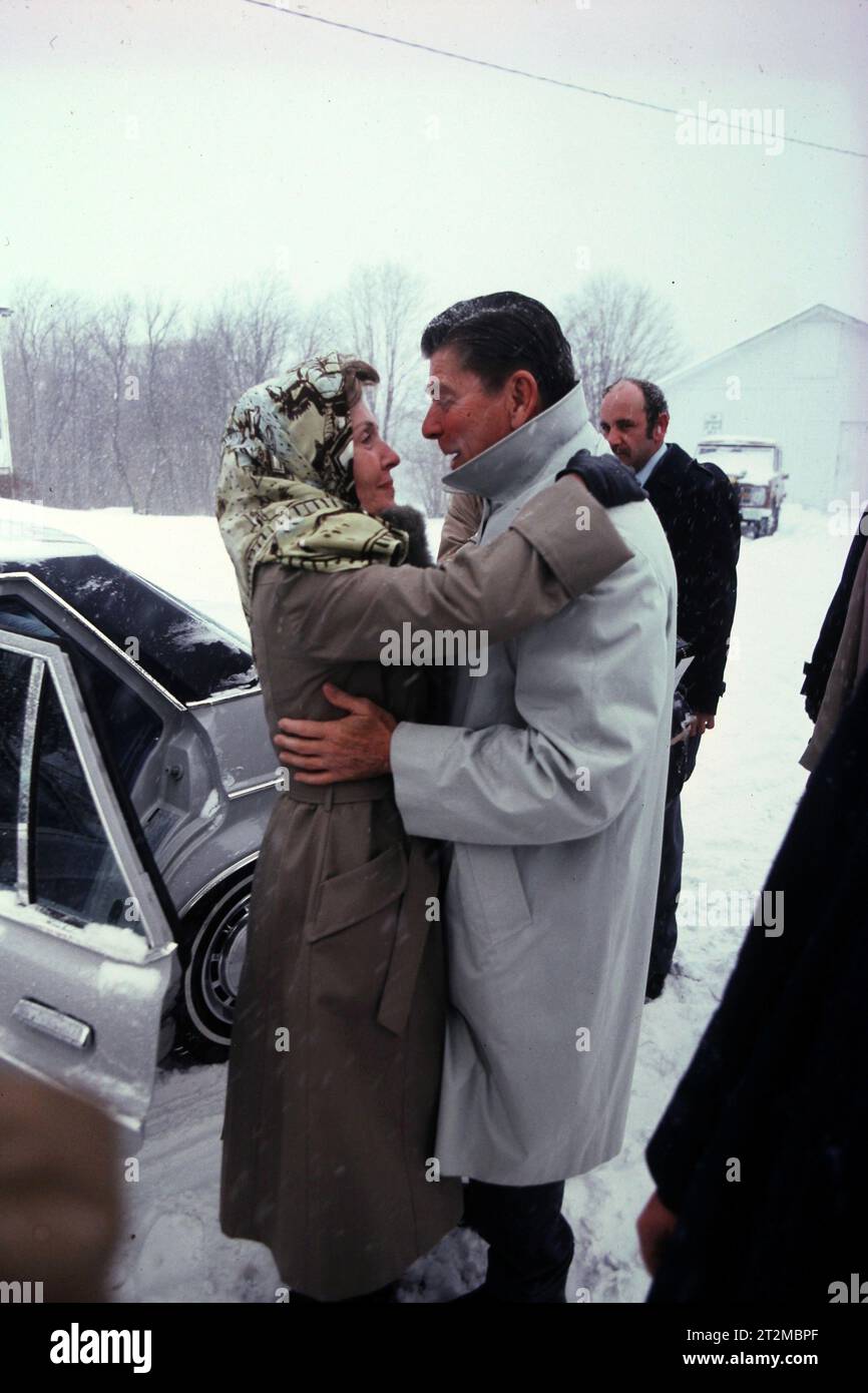 Ronald reagan fait ses adieux Banque de photographies et d’images à ...