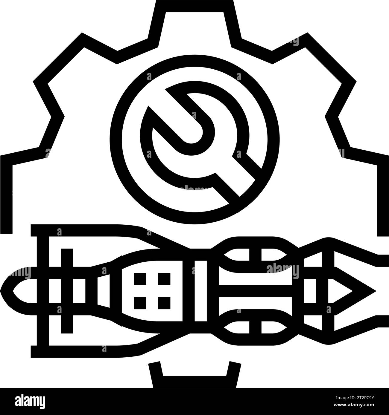Révision moteur Banque d'images vectorielles - Alamy