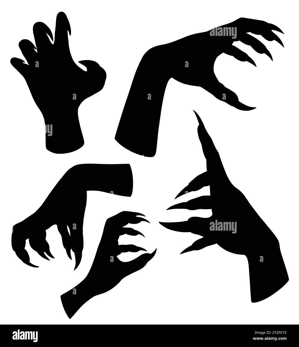 Symbole de la main Banque d'images vectorielles - Alamy