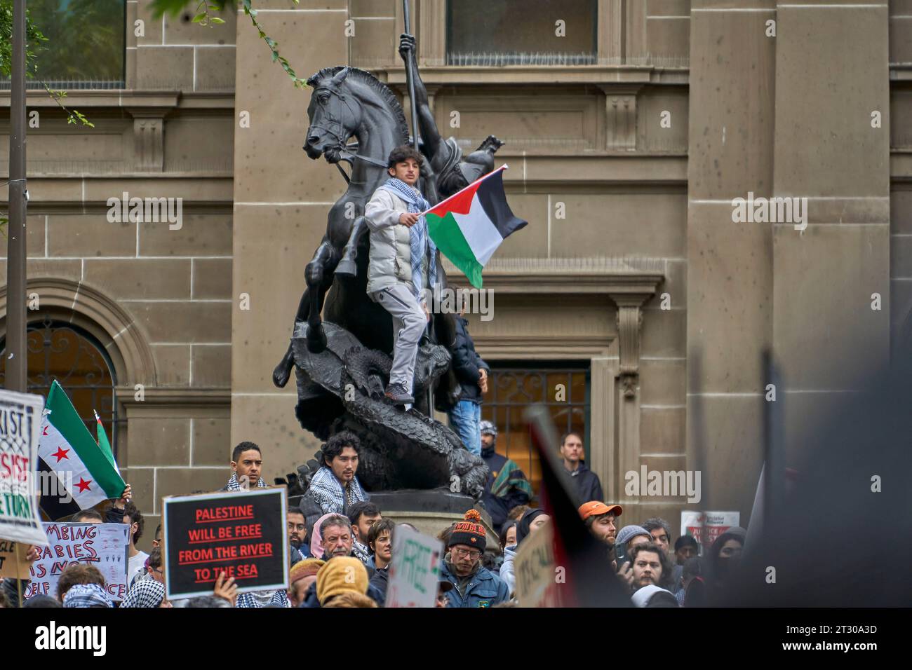 Palestine flags Banque de photographies et d’images à haute résolution ...