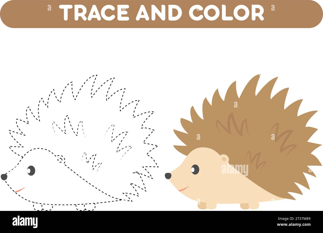 Hoja de actividades para imprimir para niños Banque de photographies et d’images à haute ...