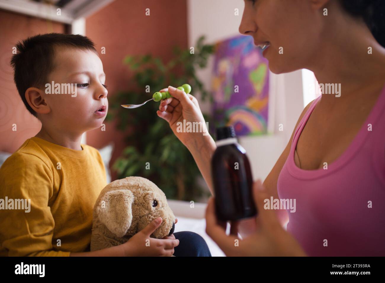 Maladies infantiles courantes Banque de photographies et d’images à ...