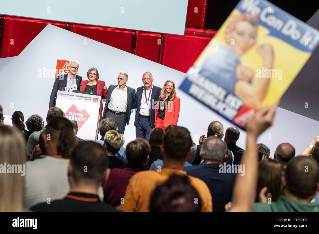 25. Gewerkschaftstag der IG Metall 2023 in Frankfurt Christiane Benner ...