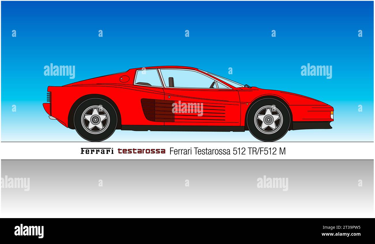 Formule ferrari classique Banque d'images détourées - Alamy