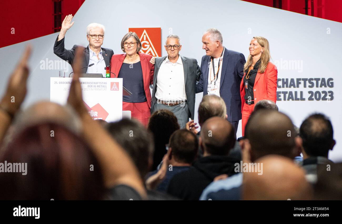 25. Gewerkschaftstag der IG Metall 2023 in Frankfurt Christiane Benner ...