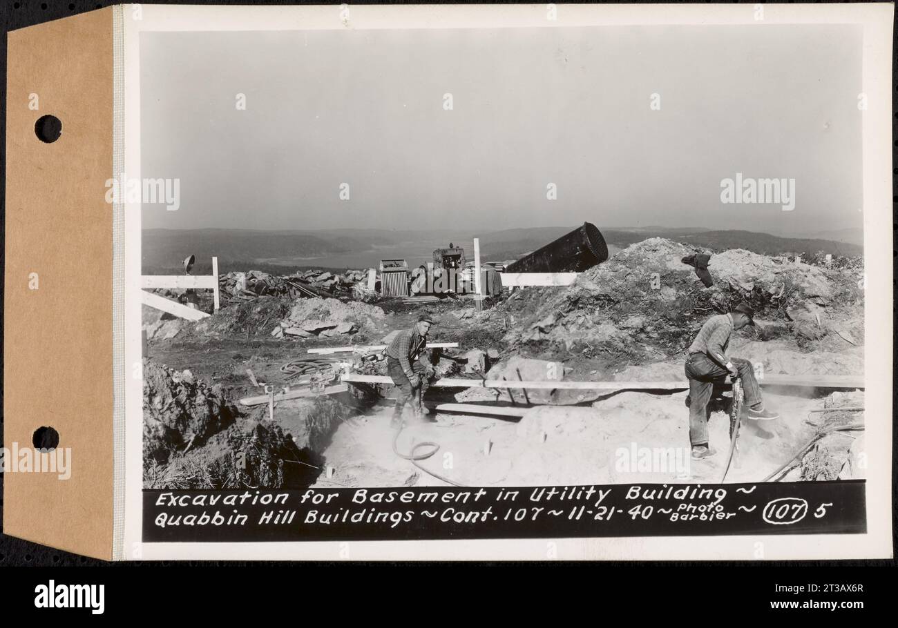Contrat no 107, Quabbin Hill Recreation Buildings and Road, Ware ...