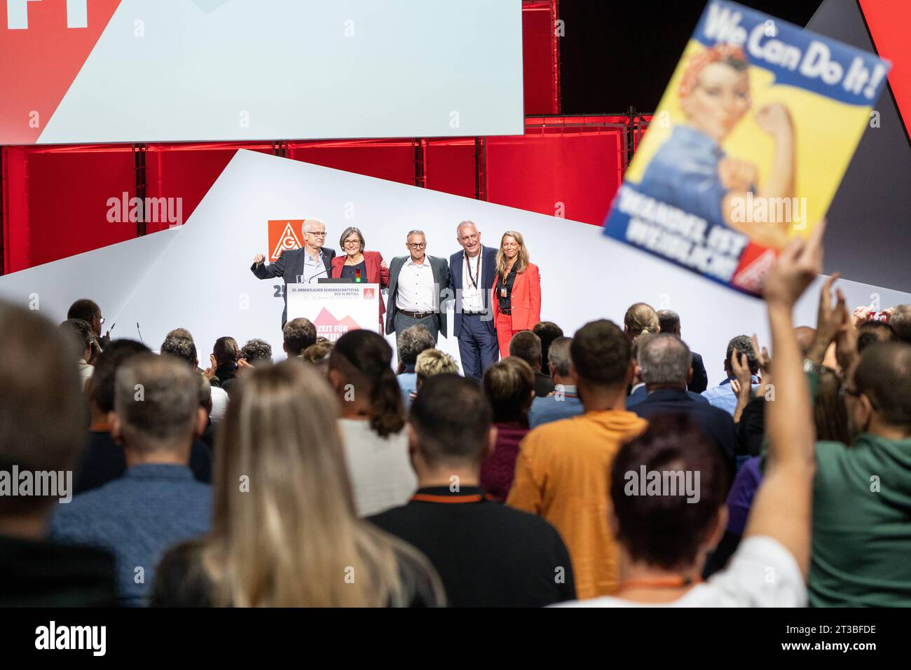 25. Gewerkschaftstag der IG Metall 2023 in Frankfurt Christiane Benner ...