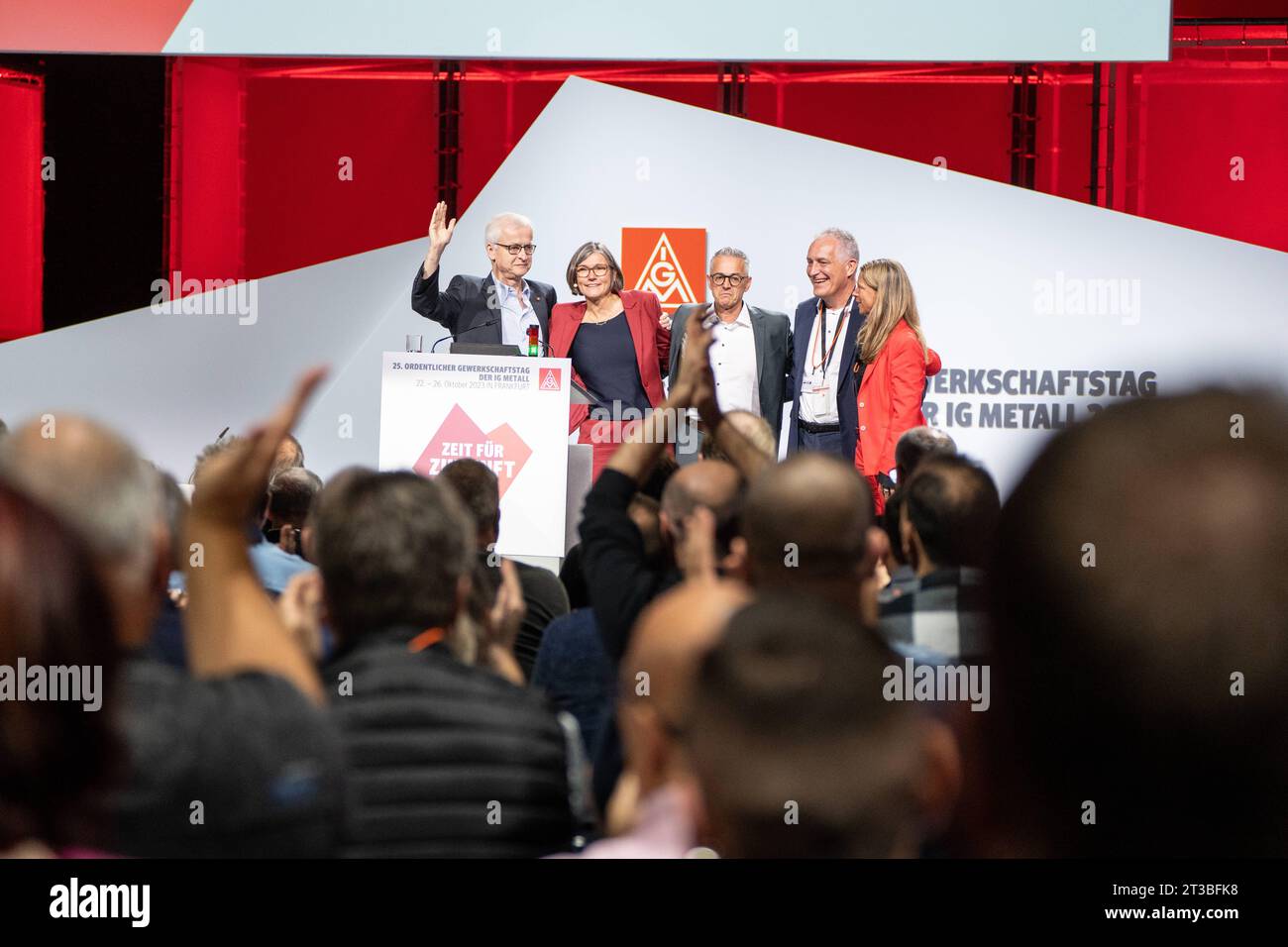 25. Gewerkschaftstag der IG Metall 2023 in Frankfurt Christiane Benner ...