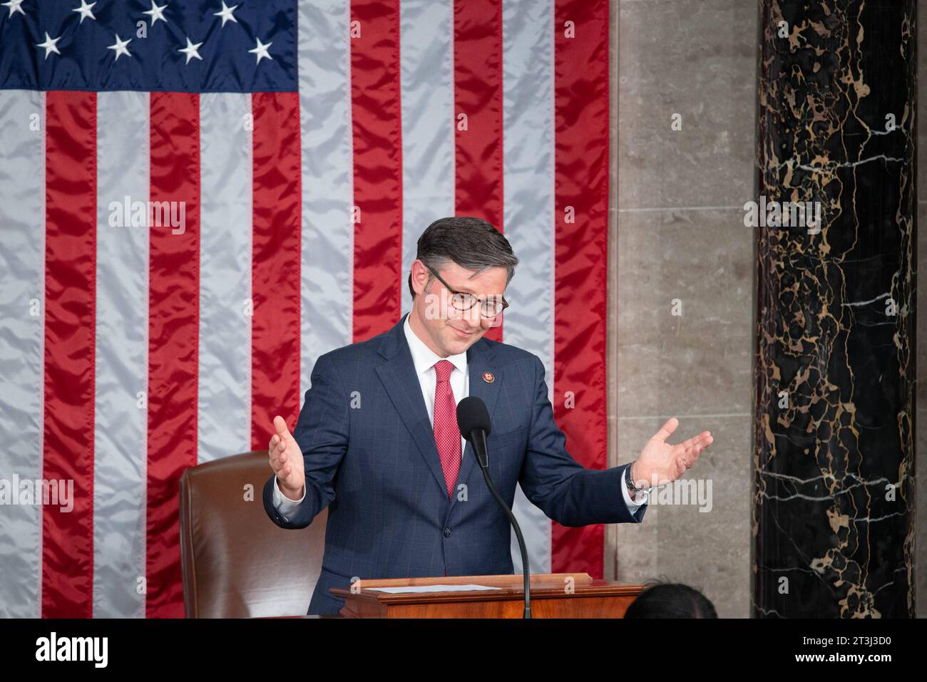 Le représentant des États-Unis Mike Johnson Republican de Louisiane est ...