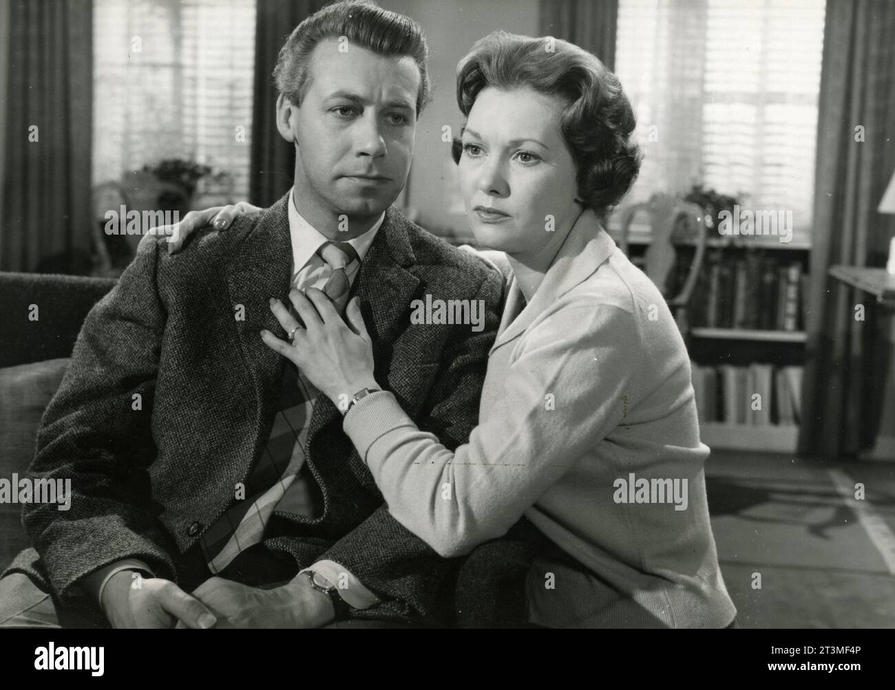 L'acteur danois Preben Neergaard et l'actrice Grethe Holmer dans le ...