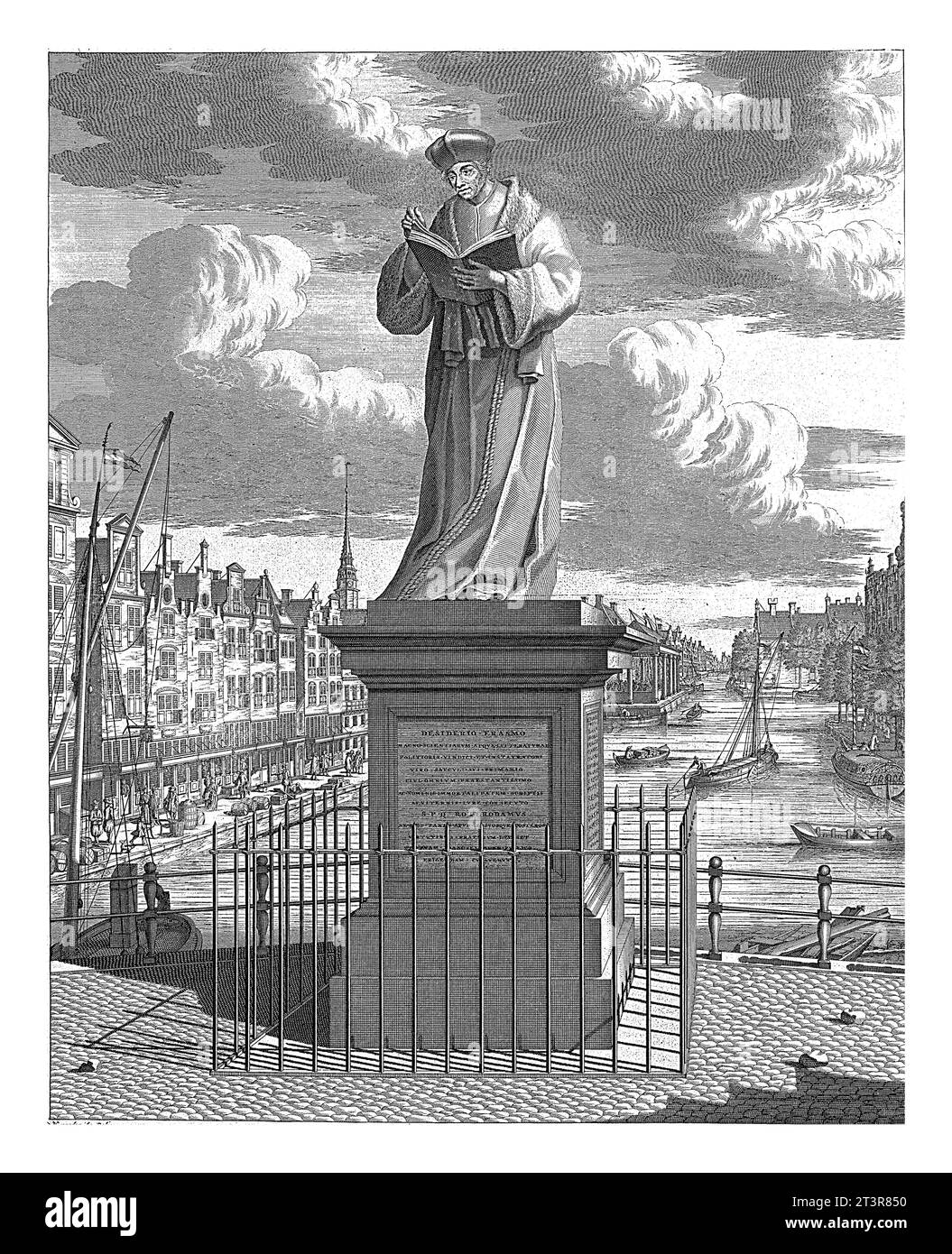 Rotterdam statue Banque d'images détourées - Alamy