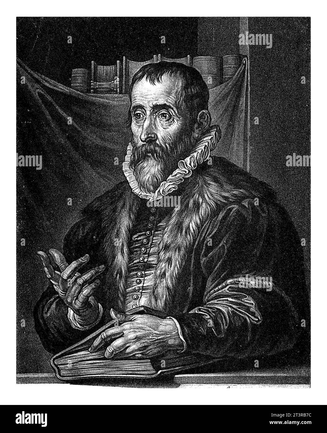 Portrait de Justus Lipsius, Pieter Schenk (I), d'après Anthony van Dyck ... Portrait de Justus Lipsius, Pieter Schenk (I), d'après Anthony van Dyck ...