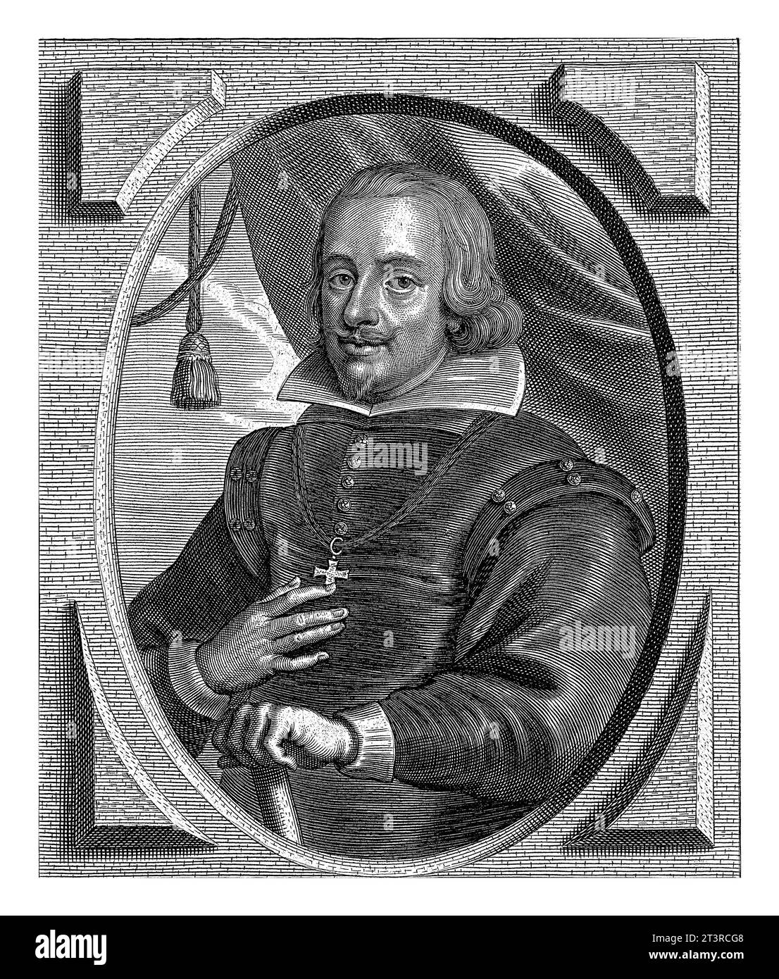 Portrait de Jean IV, duc de Braganca, Pieter de Jode (II), 1628 - 1670 ...