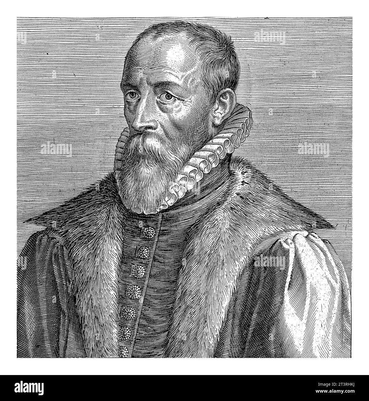 Scholar justus lipsius Banque d'images noir et blanc - Alamy