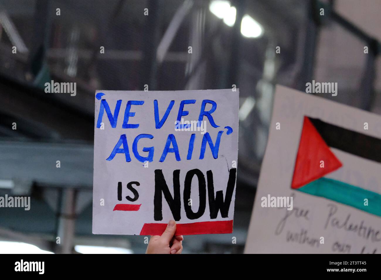 NEW YORK, NY : 26 octobre : les manifestants pro-Palestine se ...