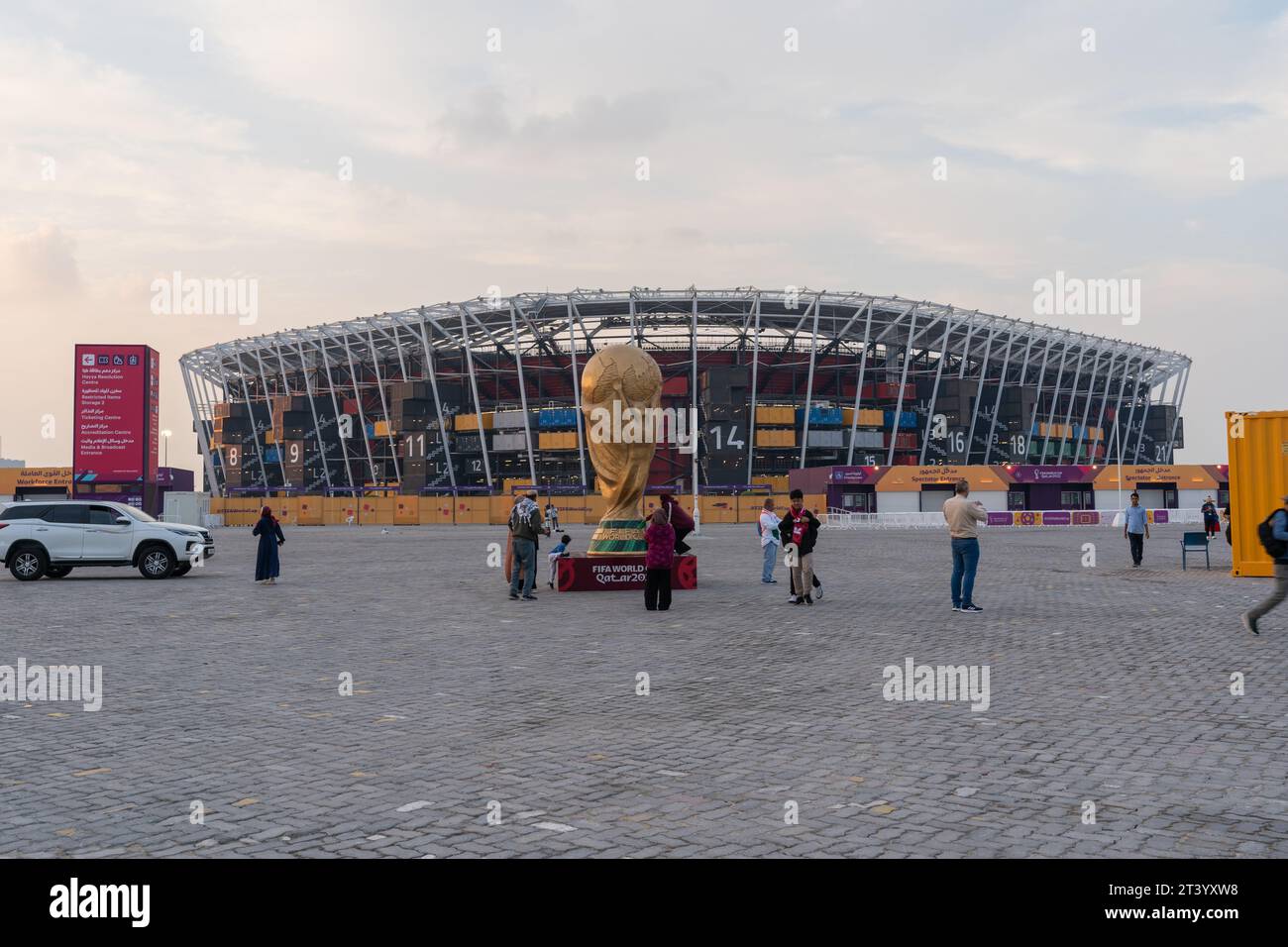 Doha, Qatar - 10 décembre 2022 : le stade 974, anciennement connu sous ...