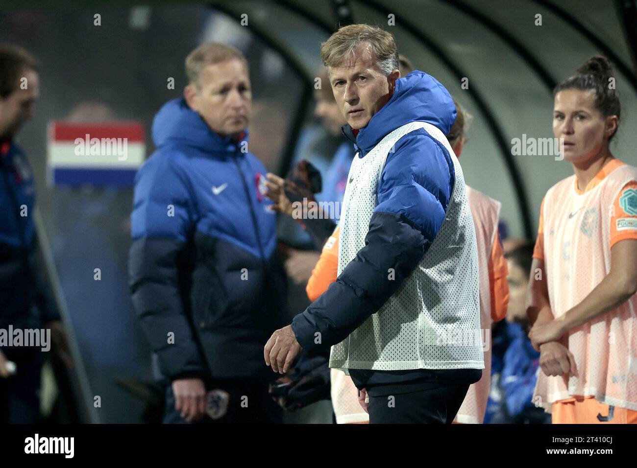 NIJMEGEN - l'entraîneur des pays-Bas Andries Jonker lors du match ...