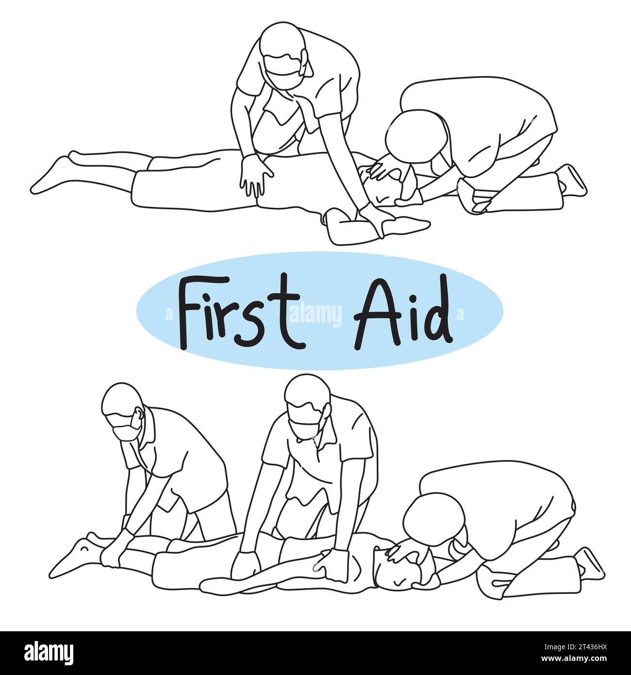 Équipe de secours paramédical d'urgence médicale premiers soins au ...