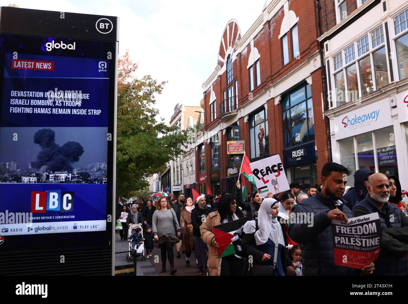 Marche pro palestinienne Banque de photographies et d’images à haute ...