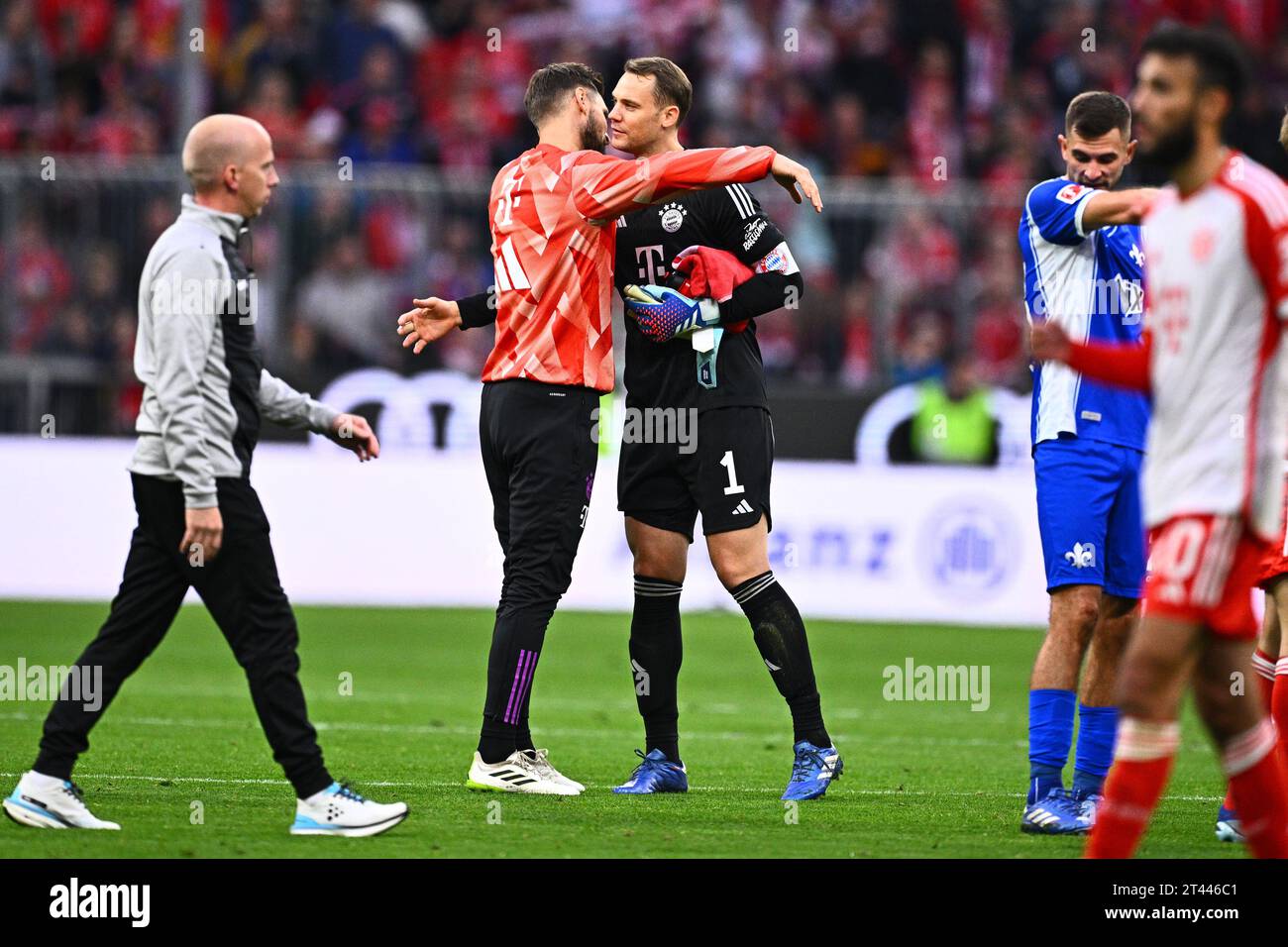Munich, Allemagne. 28 octobre 2023. Football : Bundesliga, FC Bayern ...