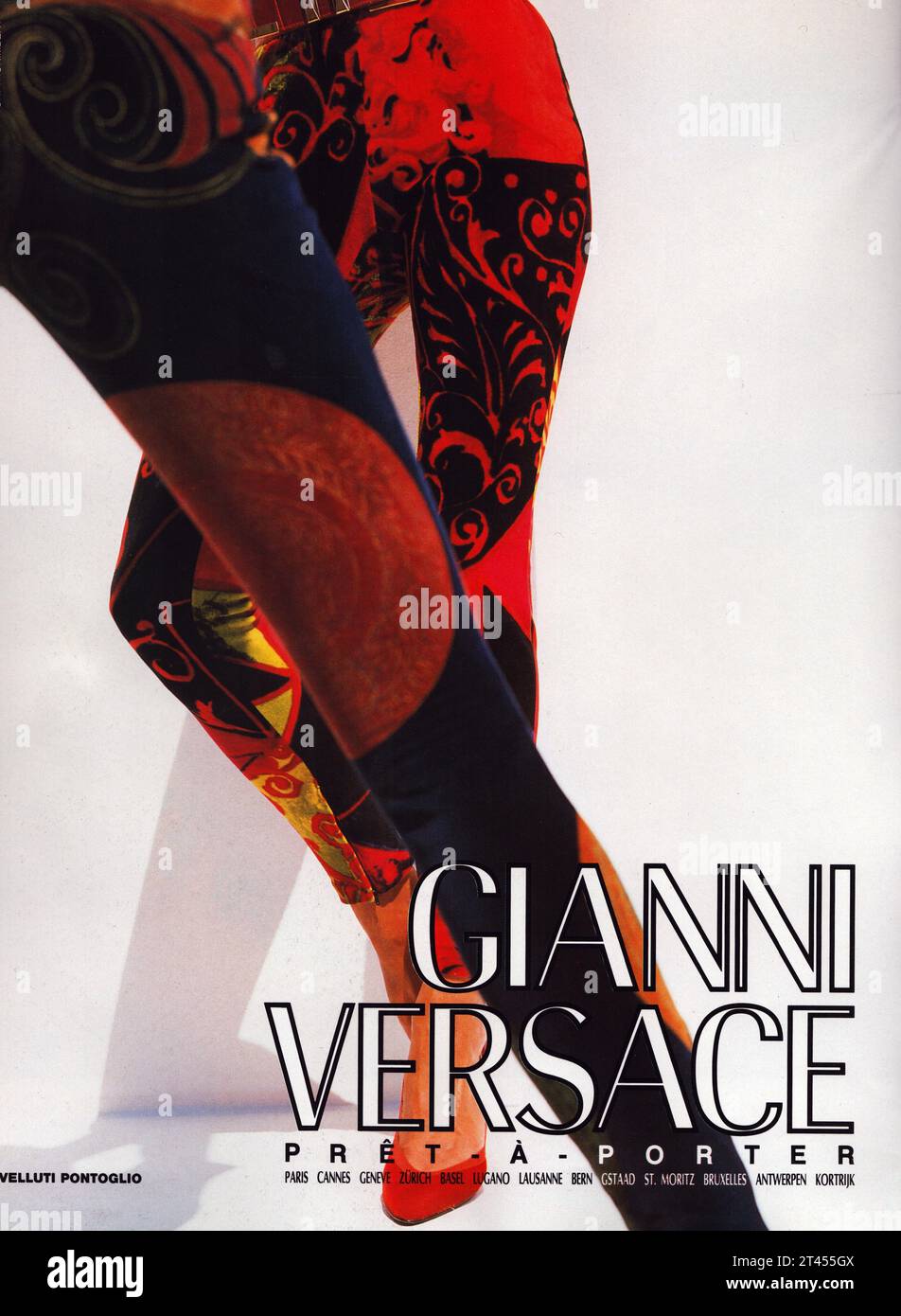 Gianni Versace pret A porter magazine Advertisement, Gianni Versace ...