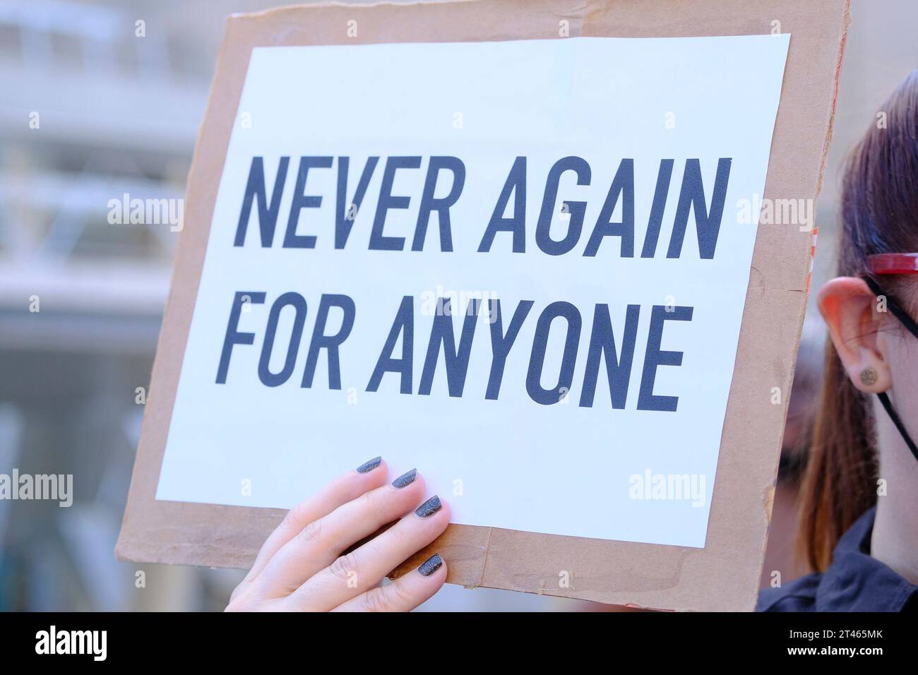 New York City, NY : 28 octobre : les manifestants pro-palestiniens se ...