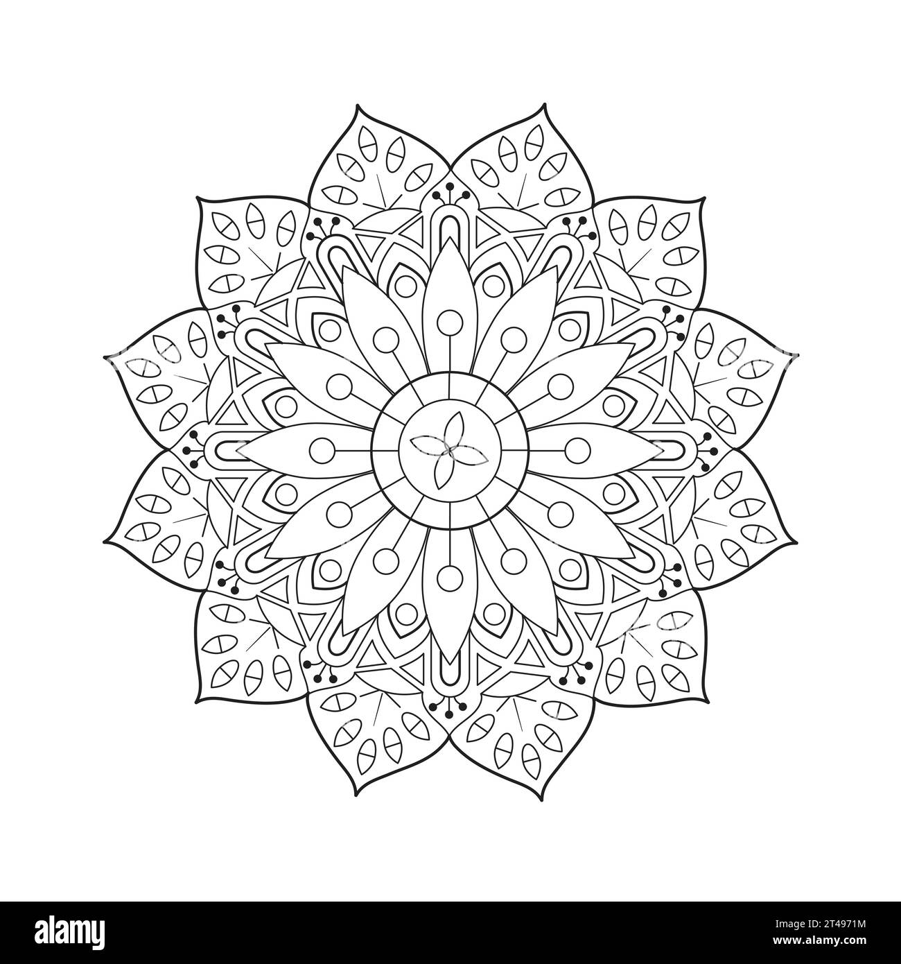 Ornate colouring Banque de photographies et d’images à haute résolution ...