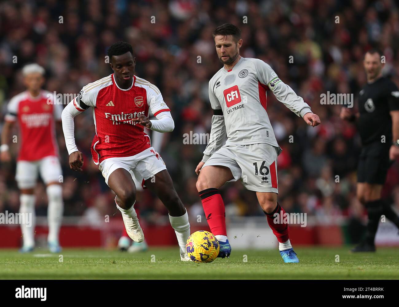 Luke Thomas de Sheffield United. - Arsenal v Sheffield United, Premier ...