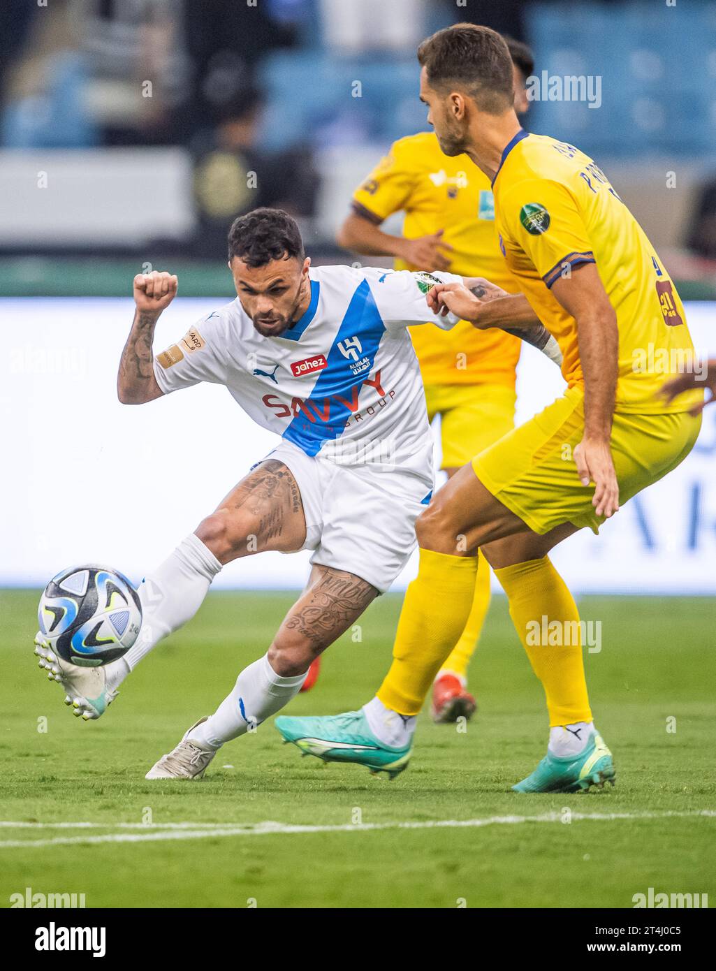 Michael Richard Delgado de Oliveira d'Al-Hilal SFC lors de leur match de la SAFF Saudi Arabia ...