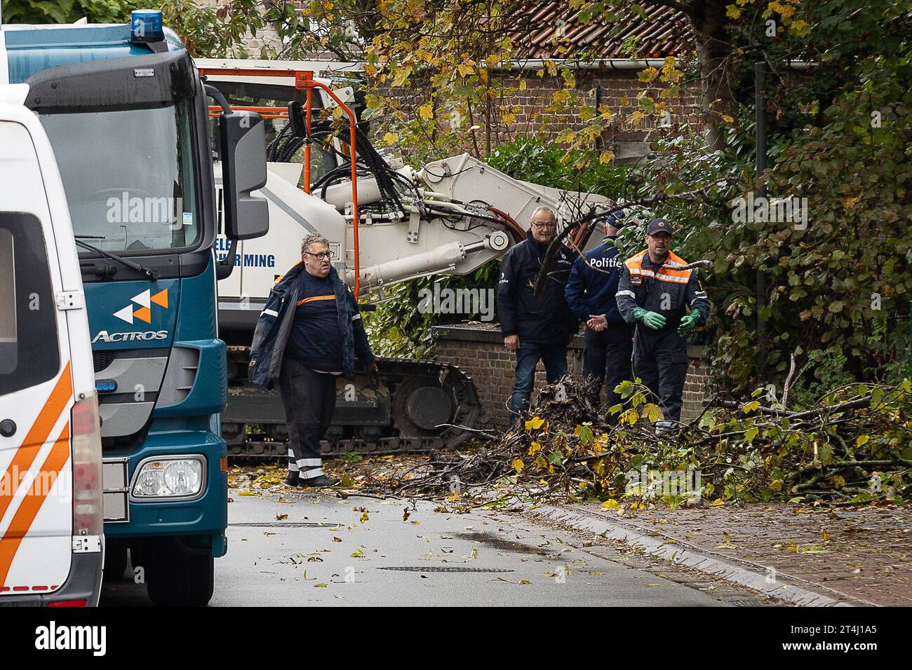 Sint Lievens Houtem, Belgique. 31 octobre 2023. Alain Remue ...