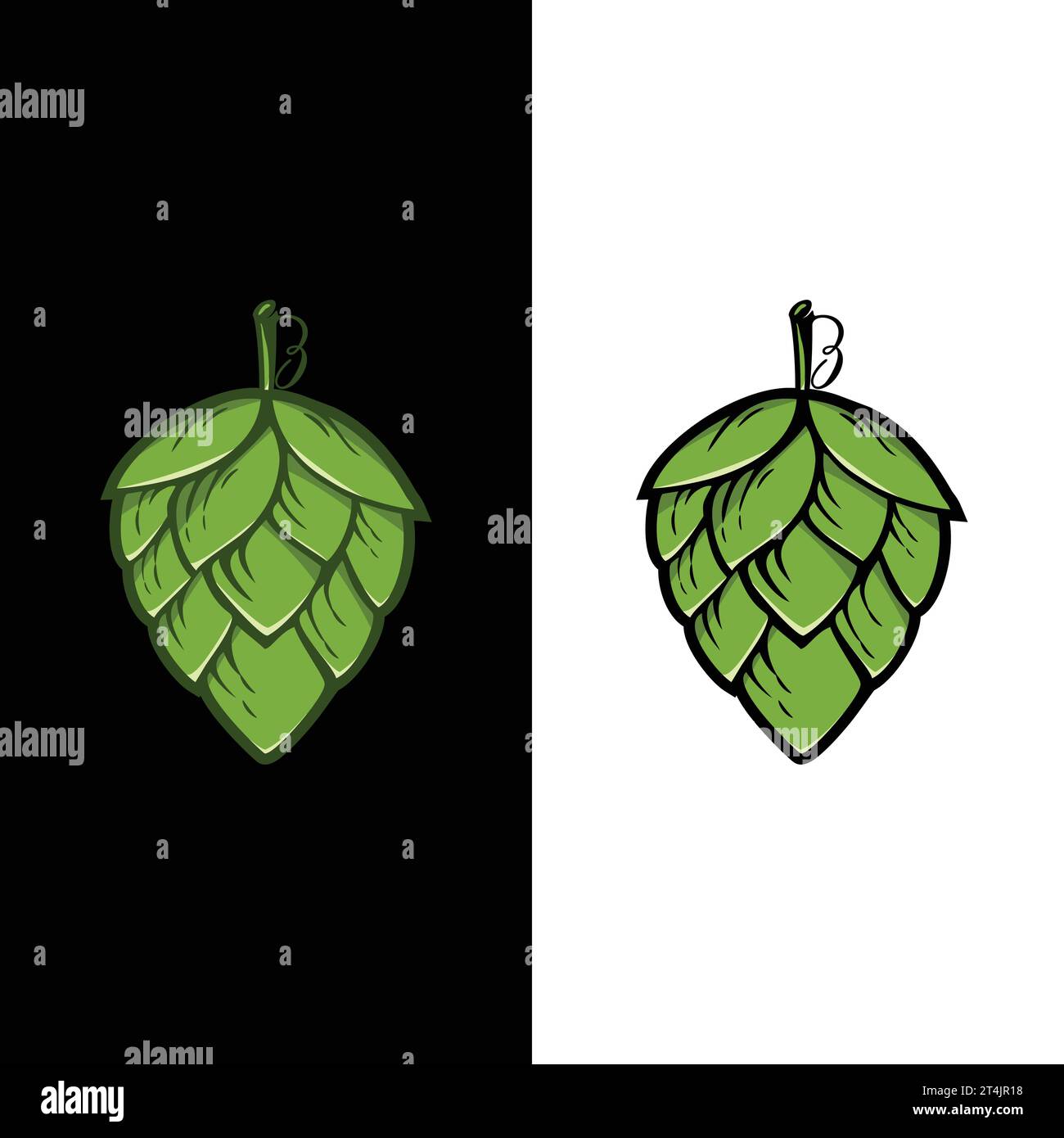 Houblon logo Banque de photographies et d’images à haute résolution - Alamy