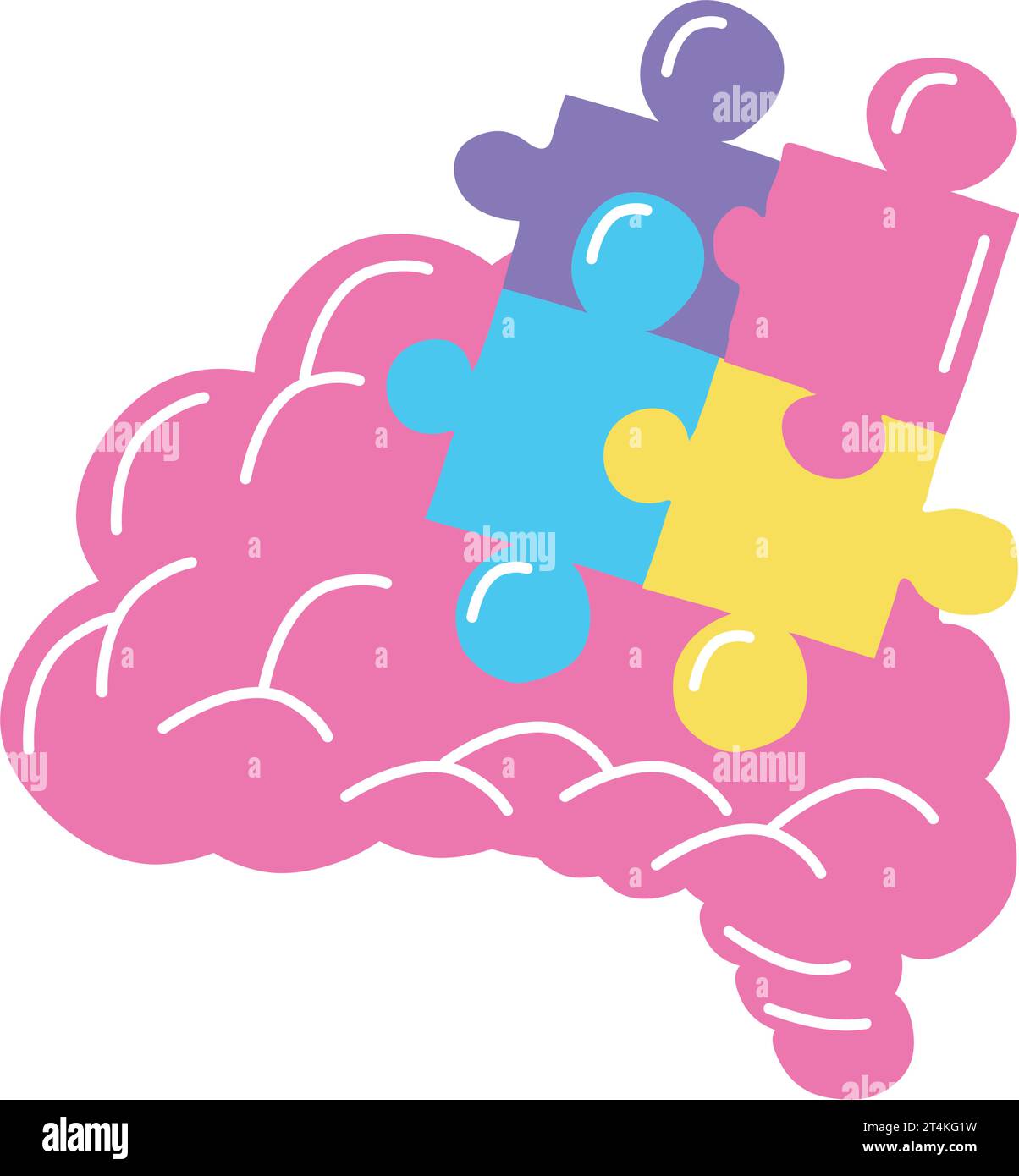 Sindrome autismo asperger Banque d'images vectorielles - Alamy