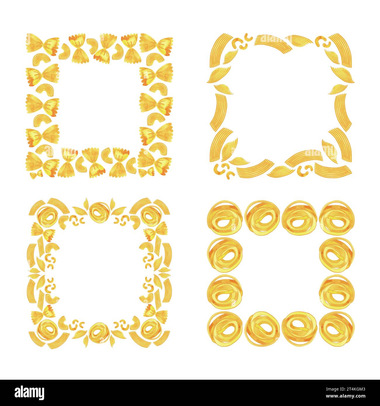 Menu frames for restaurant Banque d'images détourées - Alamy