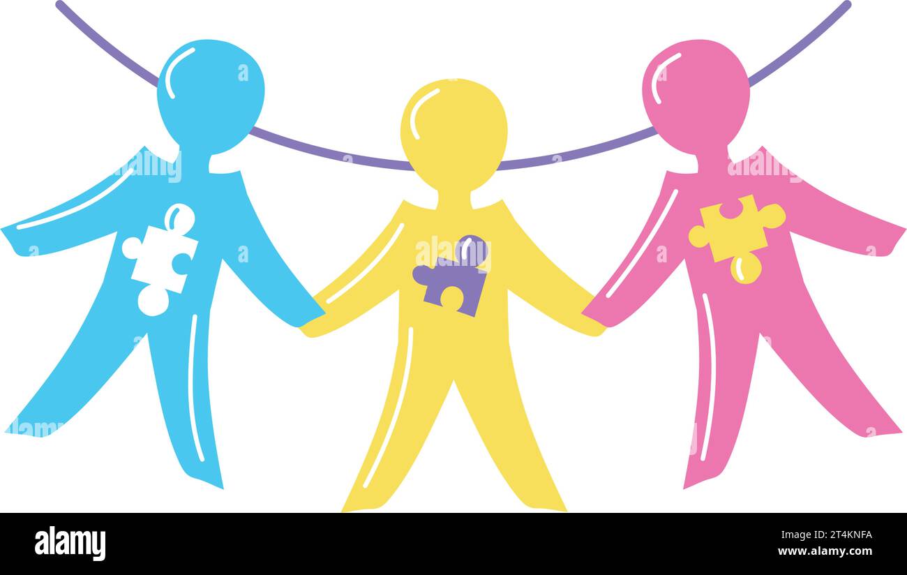 Notion de syndrome d'asperger Banque d'images vectorielles - Alamy
