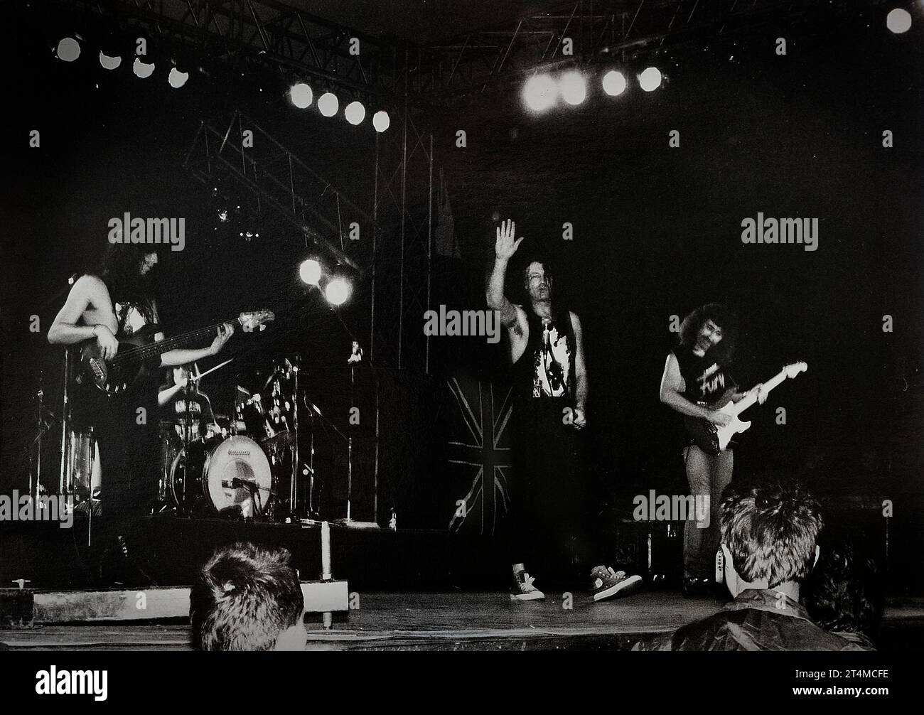 Ian gillan, chanteur du groupe de rock deep purple Banque de ...