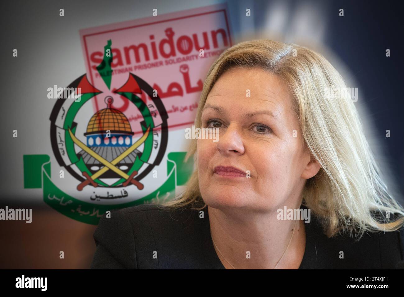 FOTONTAGE : Nancy FAESER verbietet islamistisches Hamas und ...