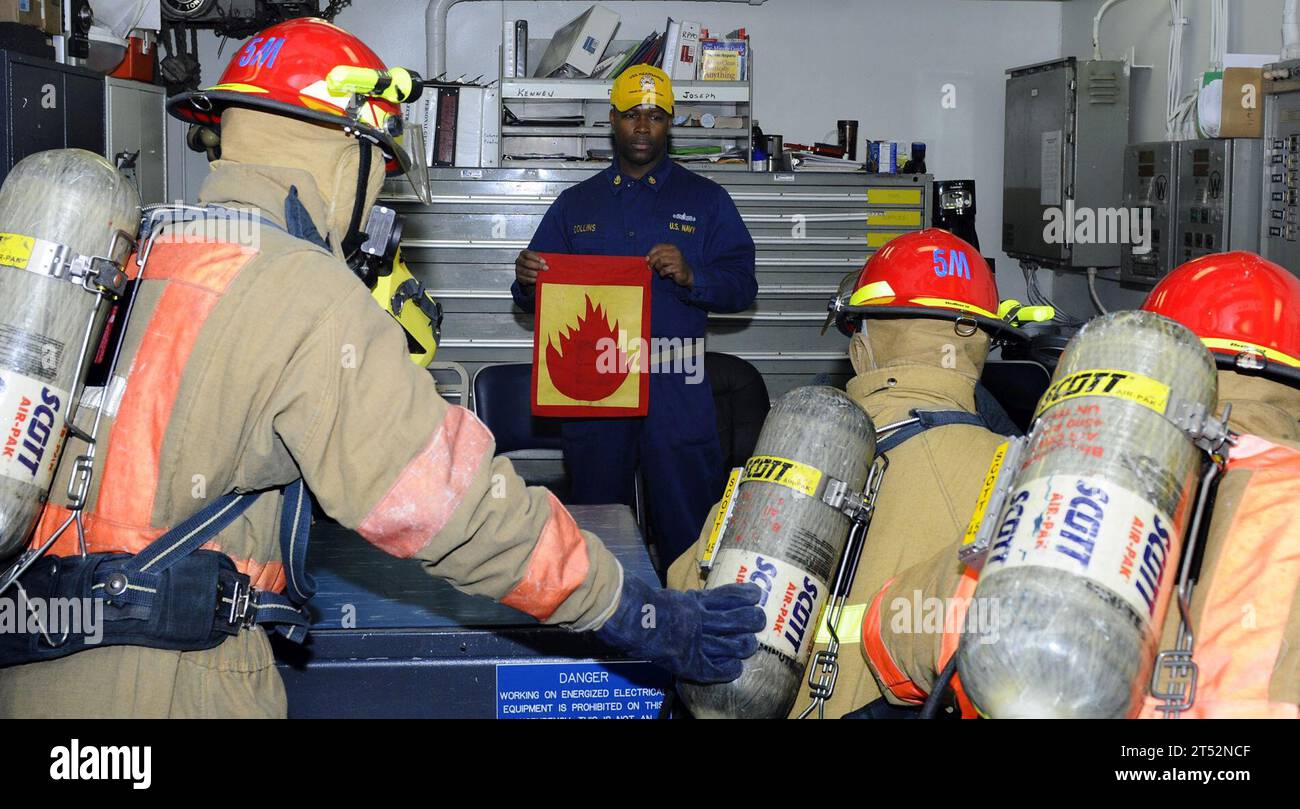 Exercice d'incendie de classe alpha Banque de photographies et d’images ...