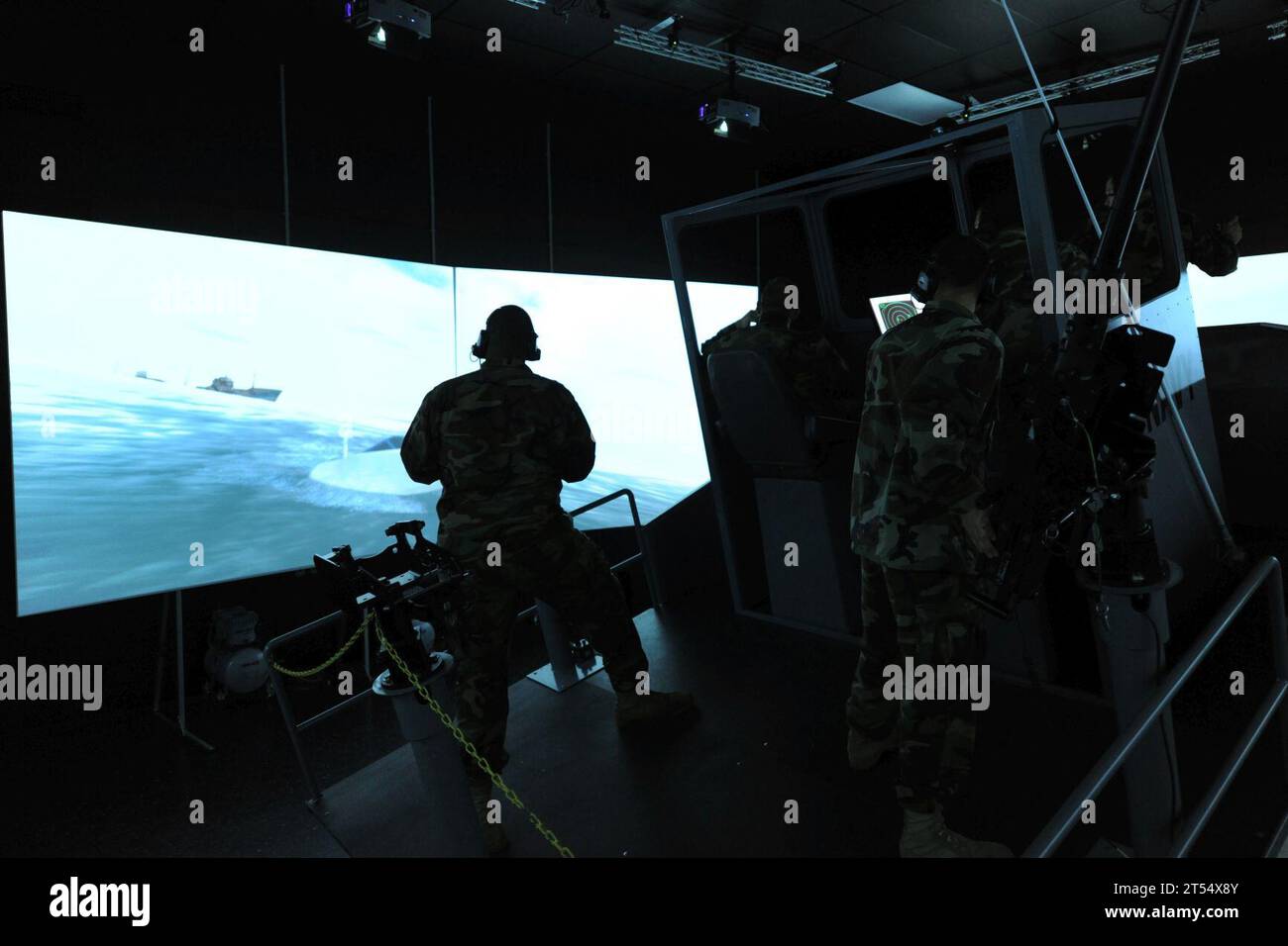 Groupe de sécurité expéditionnaire 2, simulateur de combat littoral à ...
