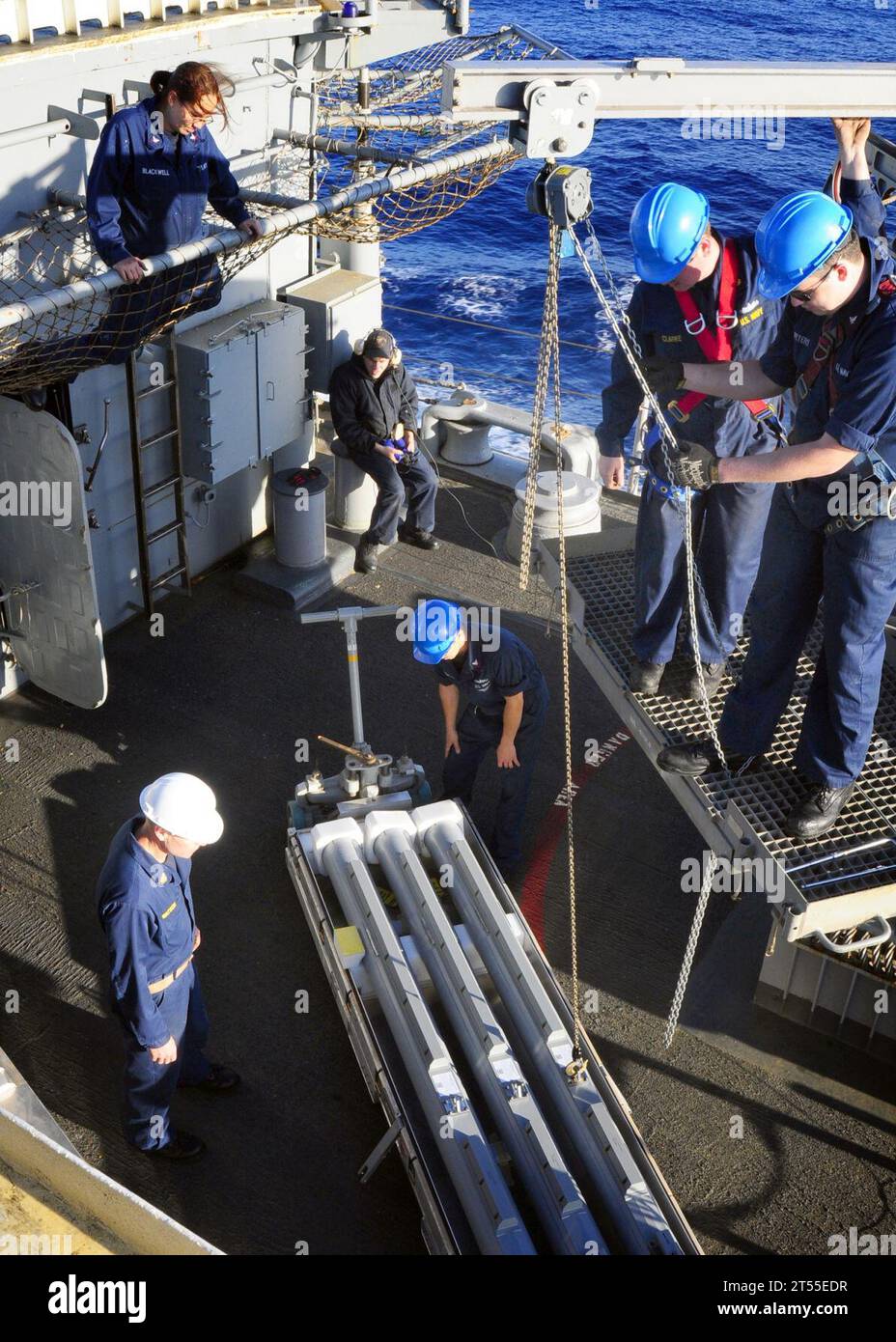 Palan, missile, système de missile à châssis roulant (RAM) RIM-116a, US ...